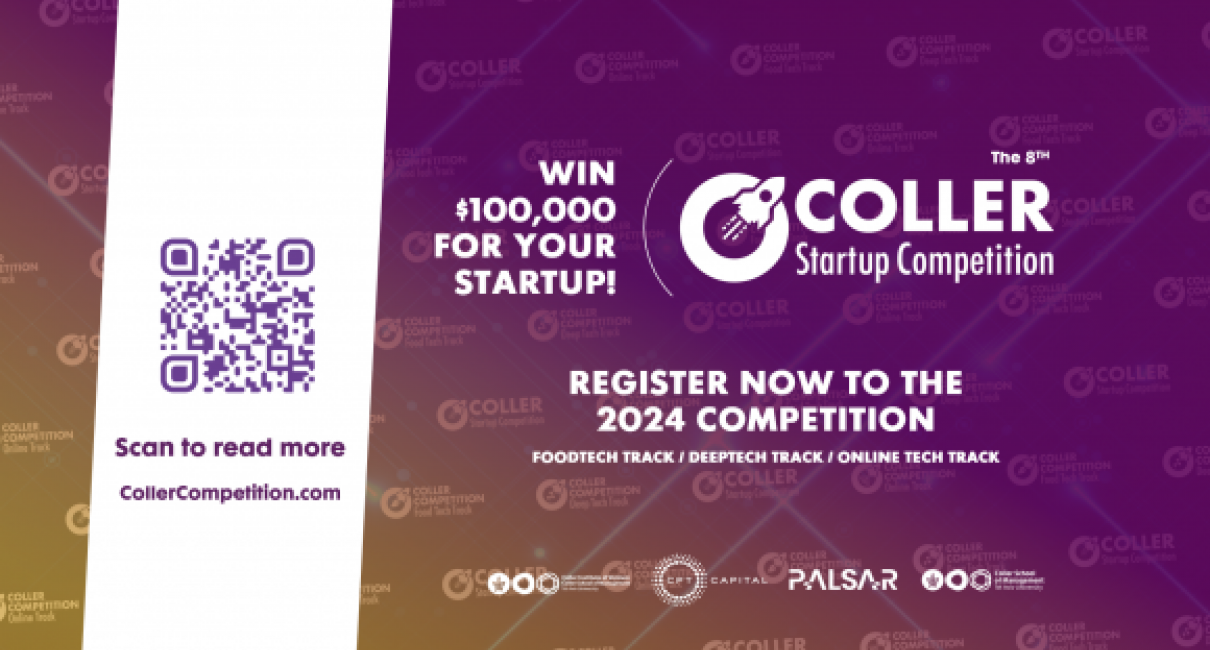 The 8th Annual Coller Startup Competition- OPEN for your submissions ...